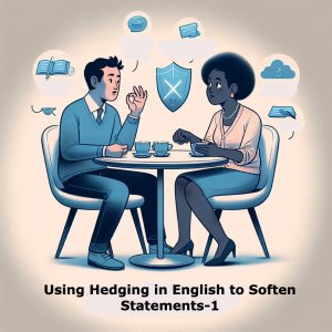 Using Hedging to Soften English Statements