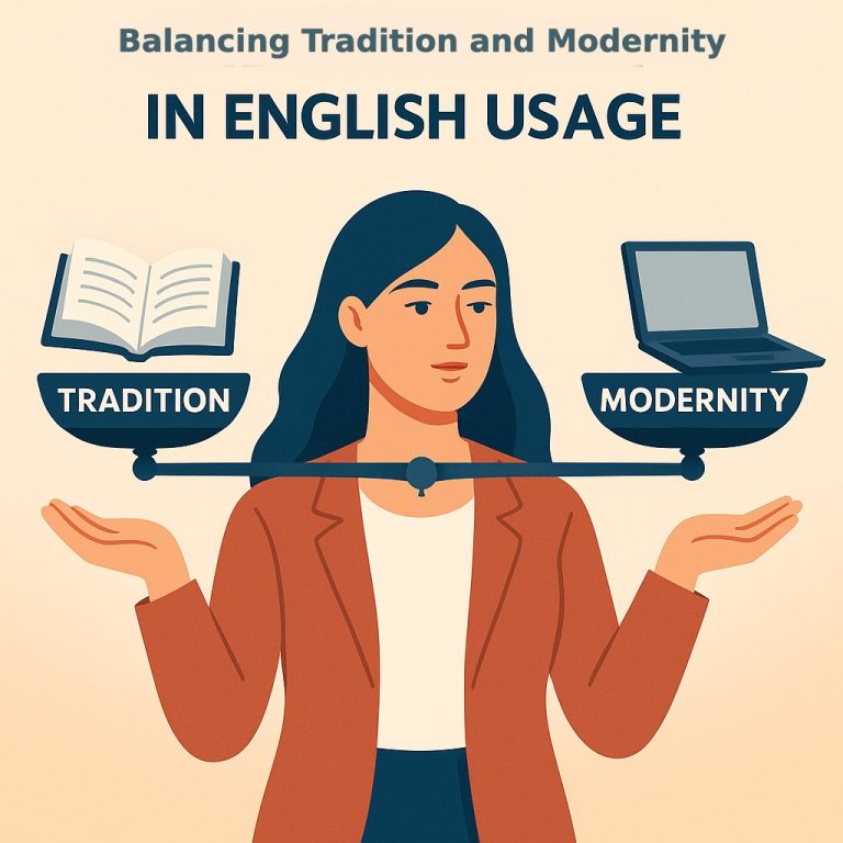 Balancing Tradition and Modernity in English Usage