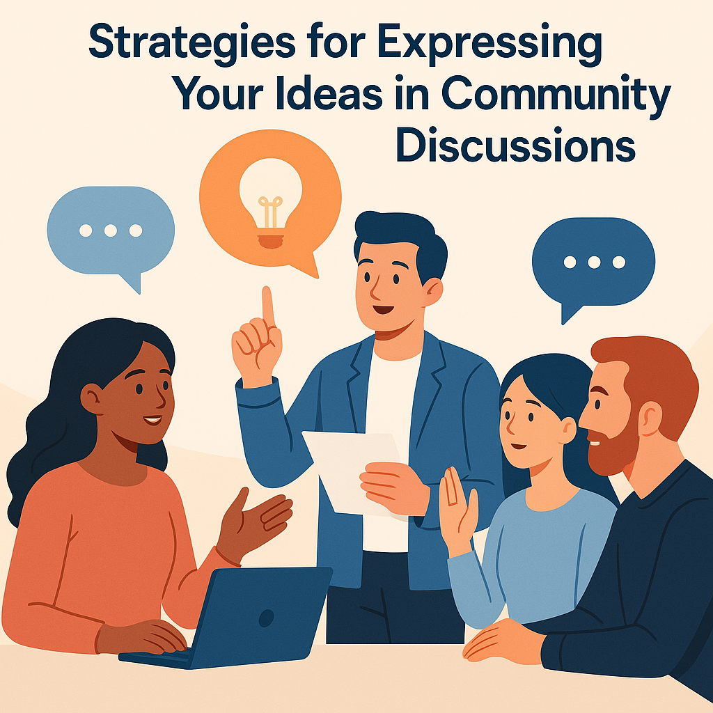 Strategies for Expressing Your Ideas in Community Discussions – 5 ...