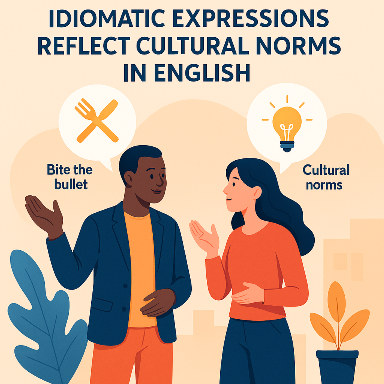 How Idiomatic Expressions Reflect Cultural Norms in English