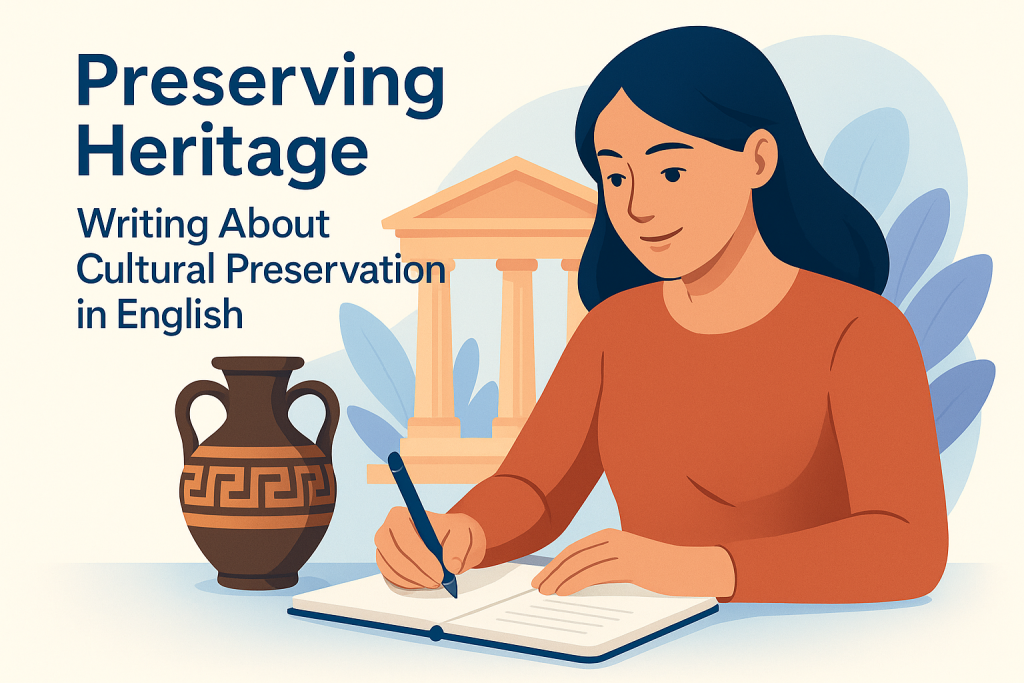 Preserving Heritage: Writing About Cultural Preservation in English