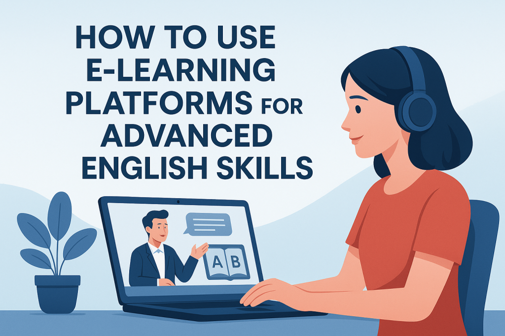 How to Use E-Learning Platforms for Advanced English Skills – 5 Minute ...