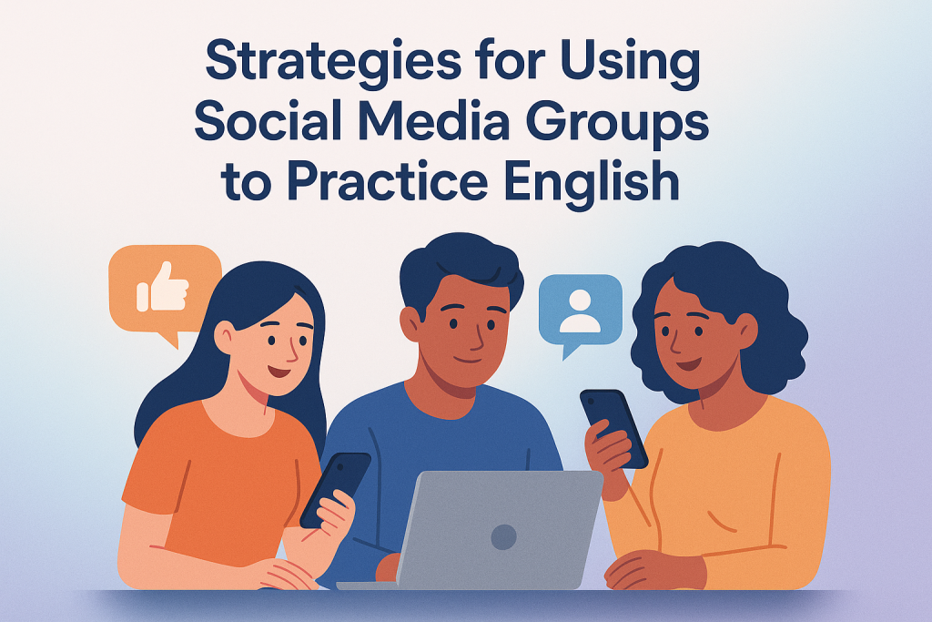 Strategies for Using Social Media Groups to Practice English – 5 Minute ...