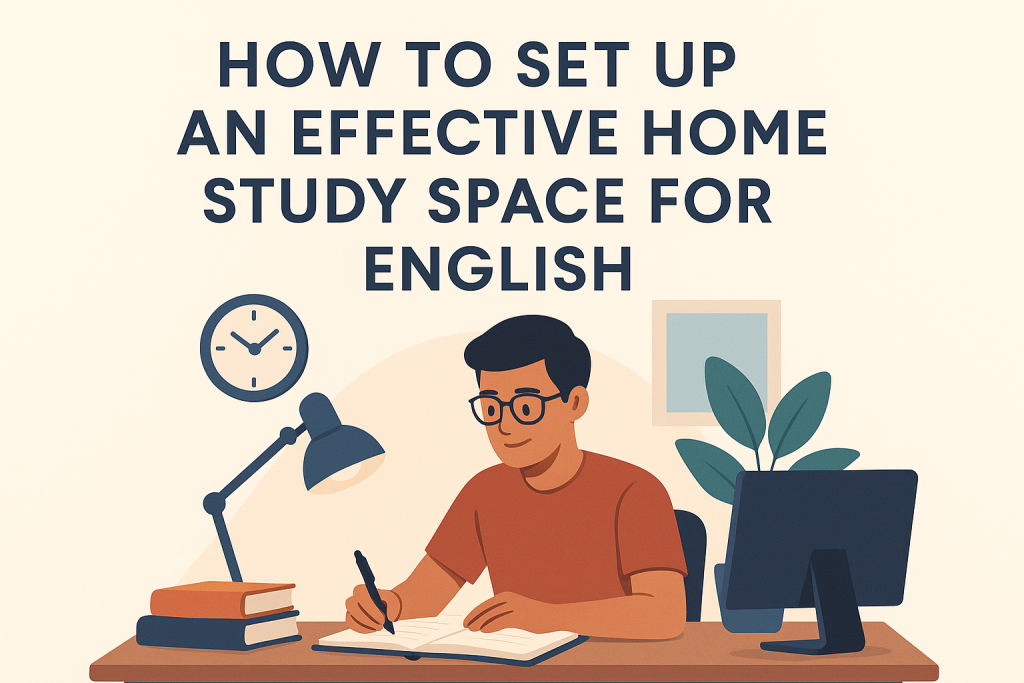 How to Set Up an Effective Home Study Space for English – 5 Minute English