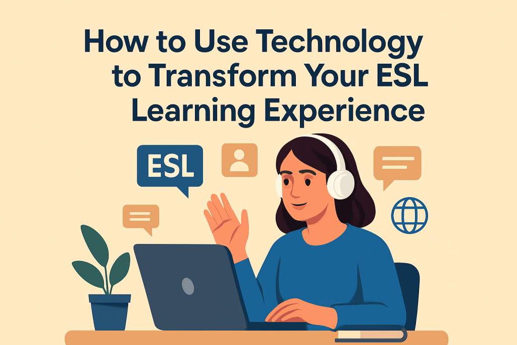 How to Use Technology to Transform Your ESL Learning Experience