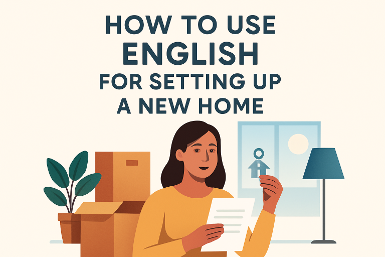 How to Use English for Setting Up a New Home