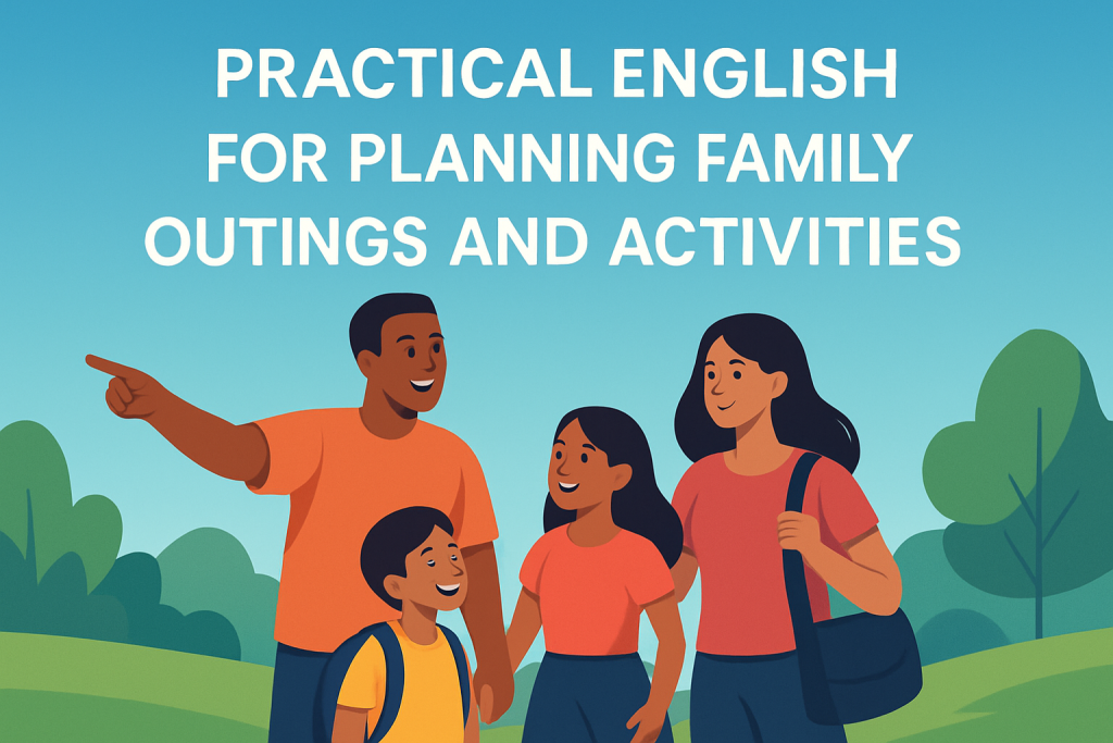 Practical English for Planning Family Outings and Activities – 5 Minute ...