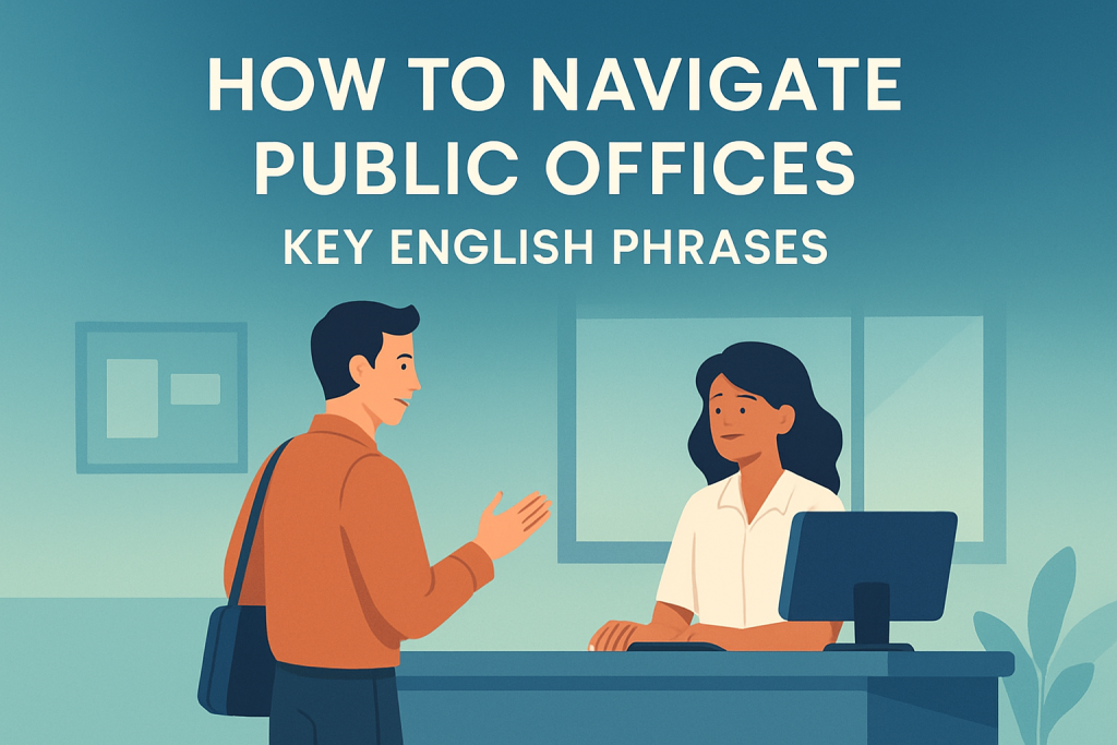 How to Navigate Public Offices: Key English Phrases