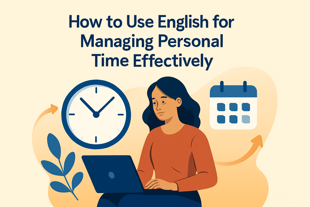 How to Use English for Managing Personal Time Effectively
