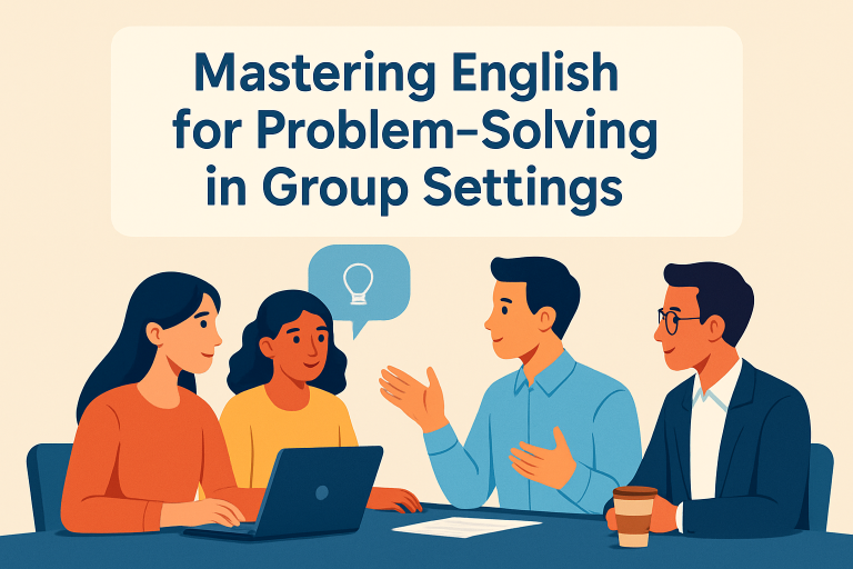 Mastering English for Problem-Solving in Group Settings – 5 Minute English
