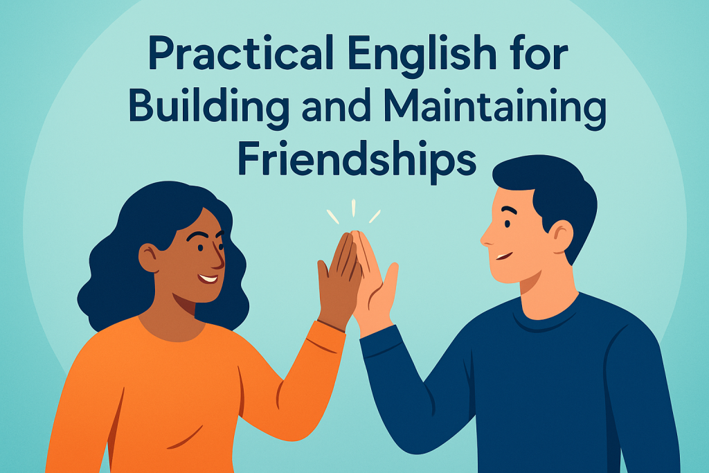 Practical English for Building and Maintaining Friendships