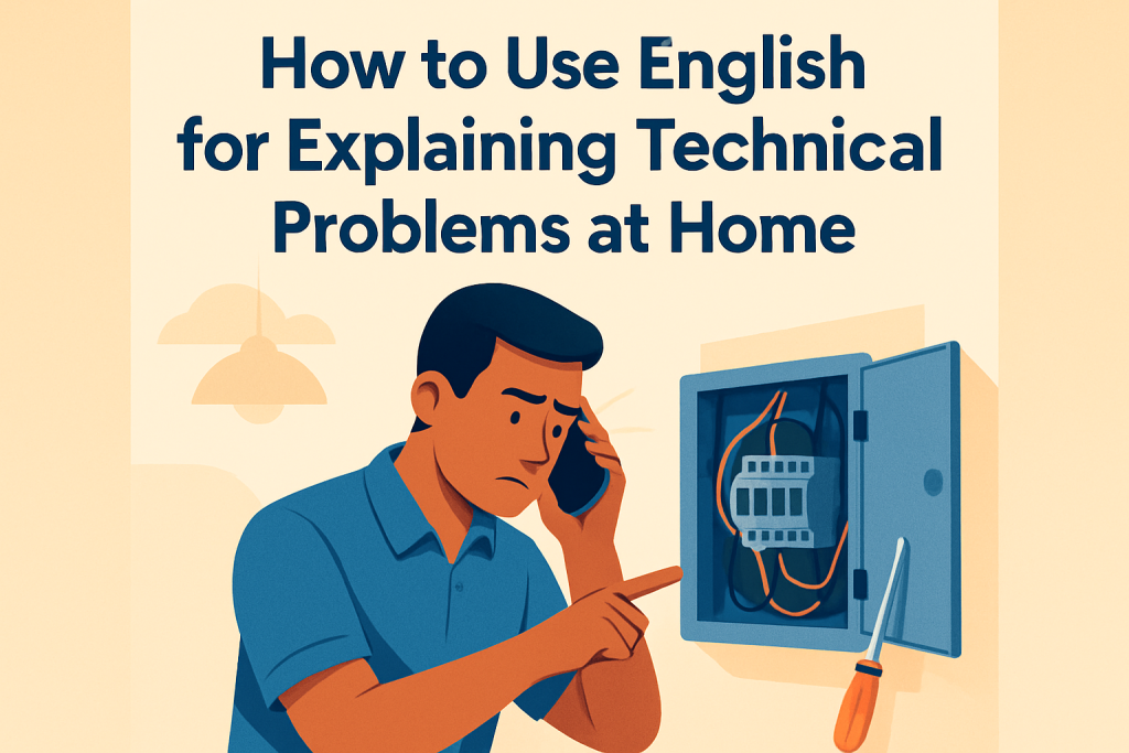 How to Use English for Explaining Technical Problems at Home – 5 Minute ...