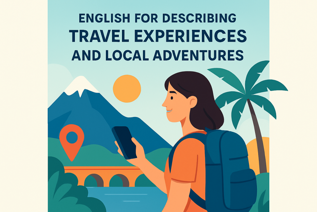 English for Describing Travel Experiences and Local Adventures – 5 ...