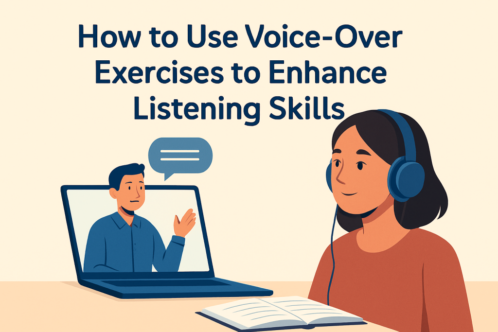 How to Use Voice-Over Exercises to Enhance Listening Skills – 5 Minute ...