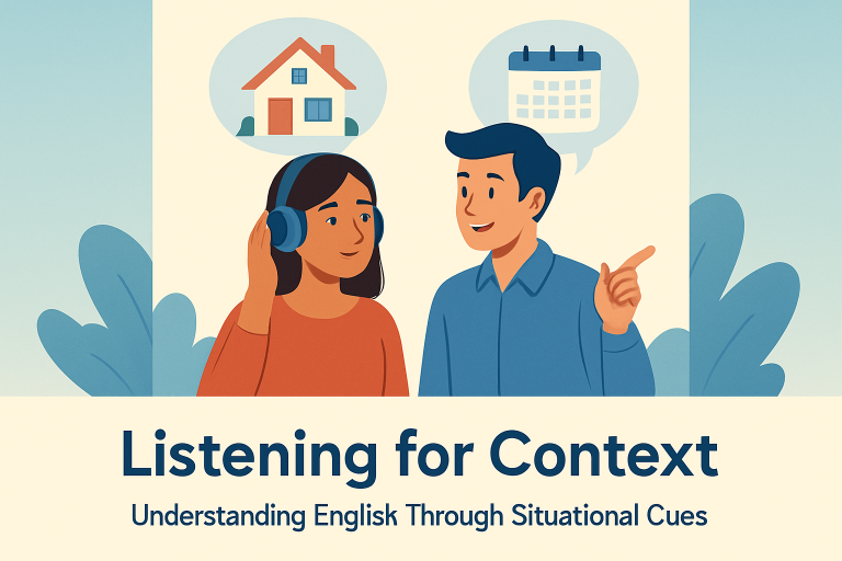 Listening for Context: Understanding English Through Situational Cues ...