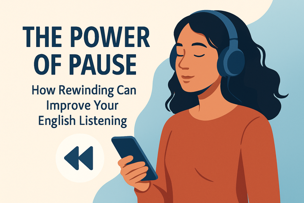 Enhance Your English Listening Skills: The Power of Pausing and Rewinding