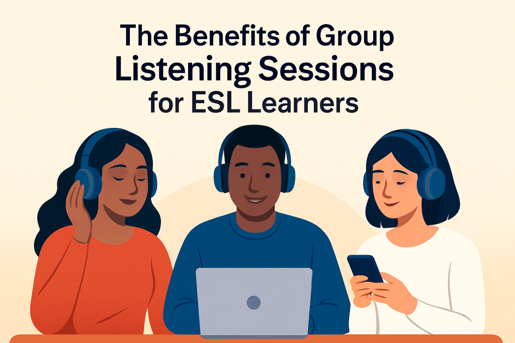 The Benefits of Group Listening Sessions for ESL Learners – 5 Minute ...