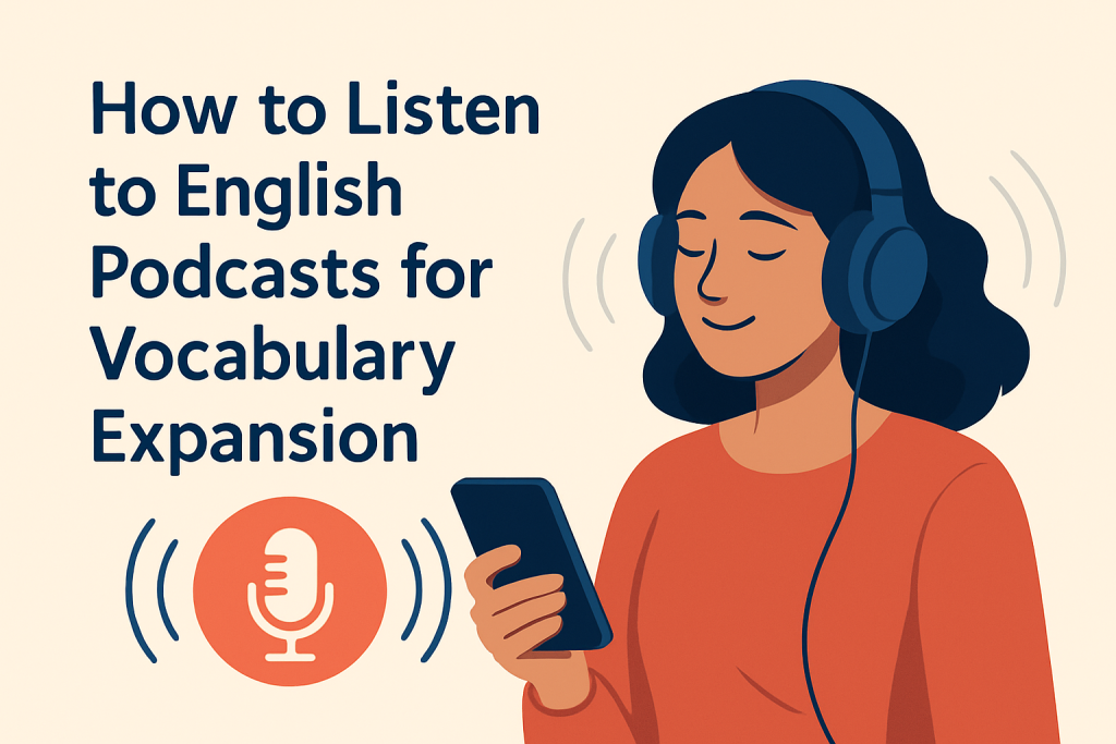 How to Listen to English Podcasts for Vocabulary Expansion – 5 Minute ...