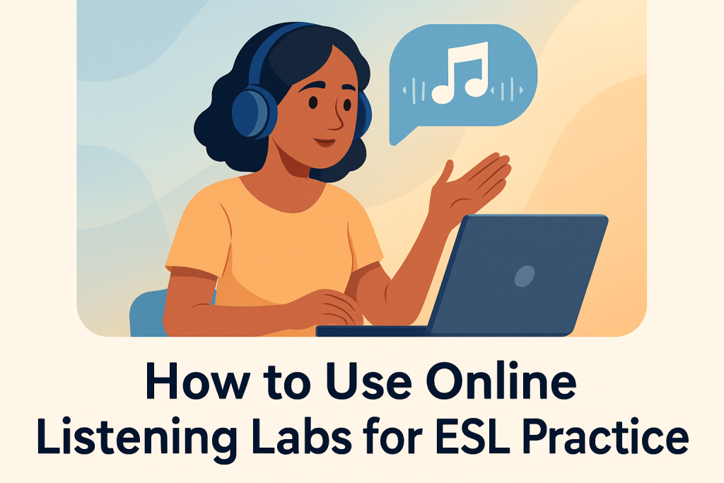 How to Use Online Listening Labs for ESL Practice – 5 Minute English