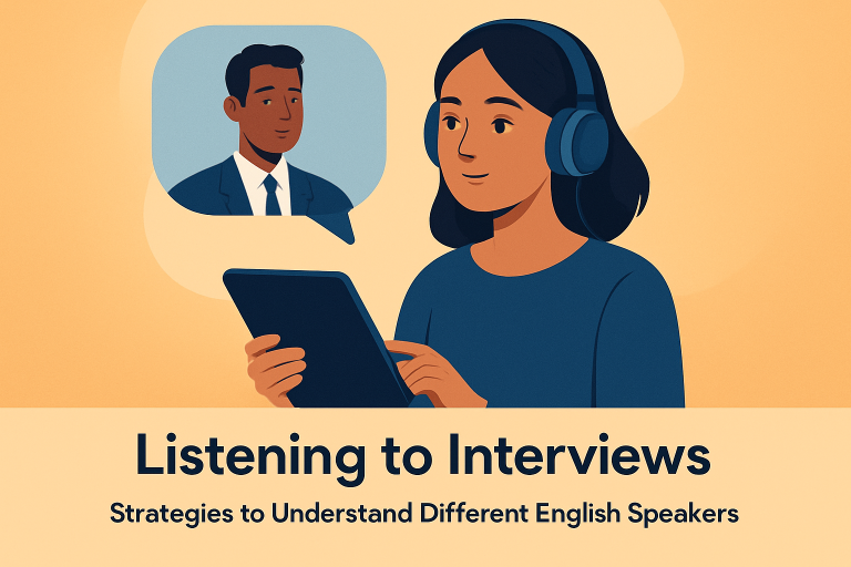 Listening to Interviews: Strategies to Understand Different English ...