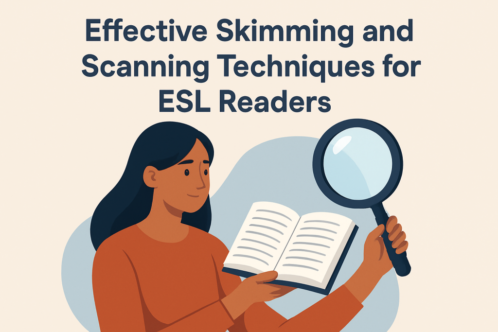 Effective Skimming and Scanning Techniques for ESL Readers – 5 Minute ...