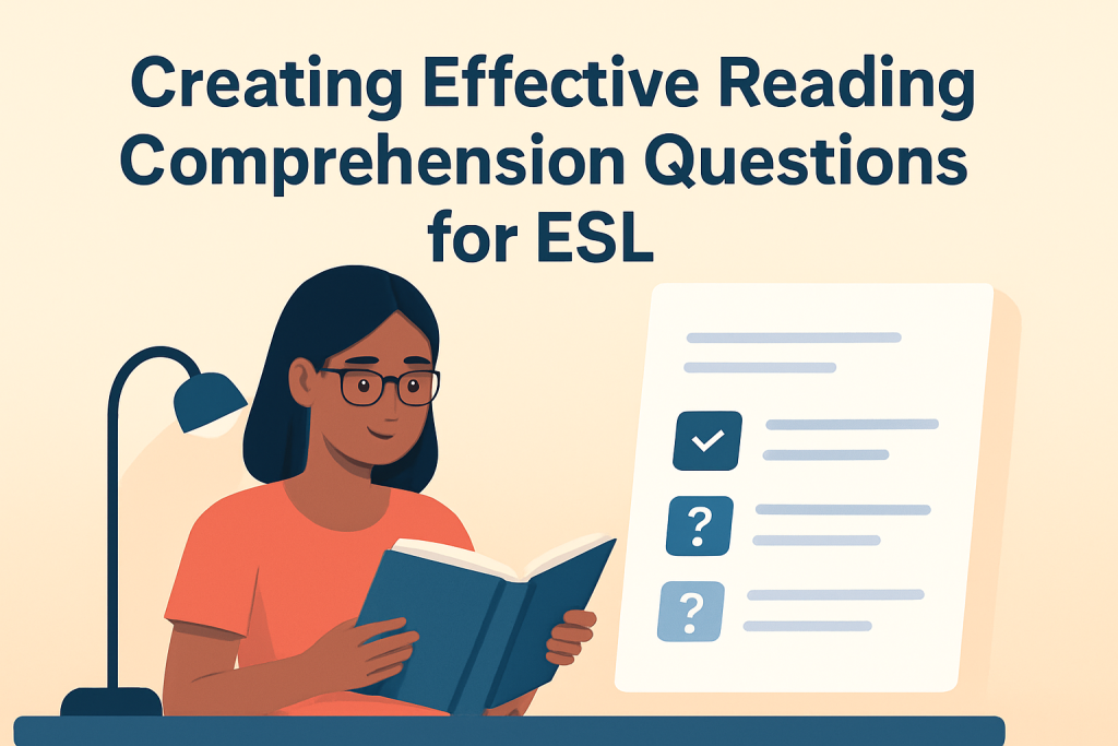 Creating Effective Reading Comprehension Questions for ESL – 5 Minute ...