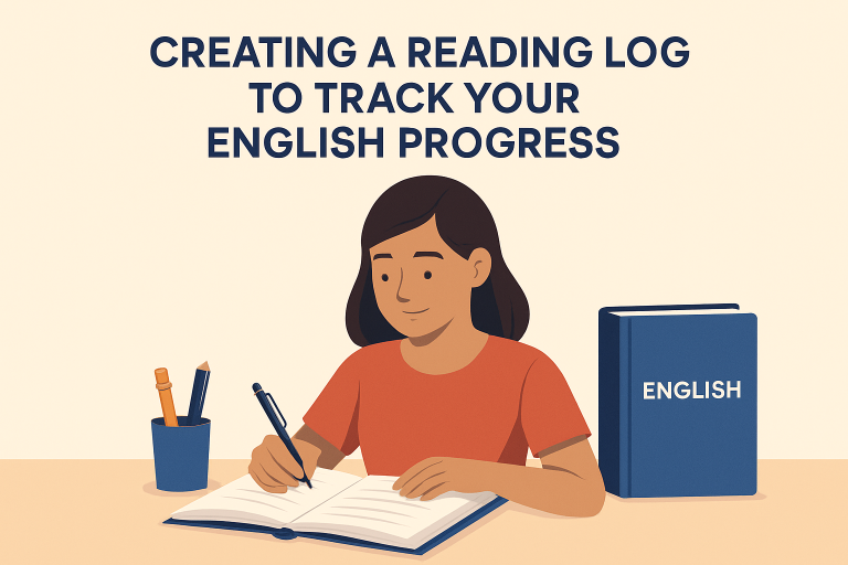 Creating a Reading Log to Track Your English Progress