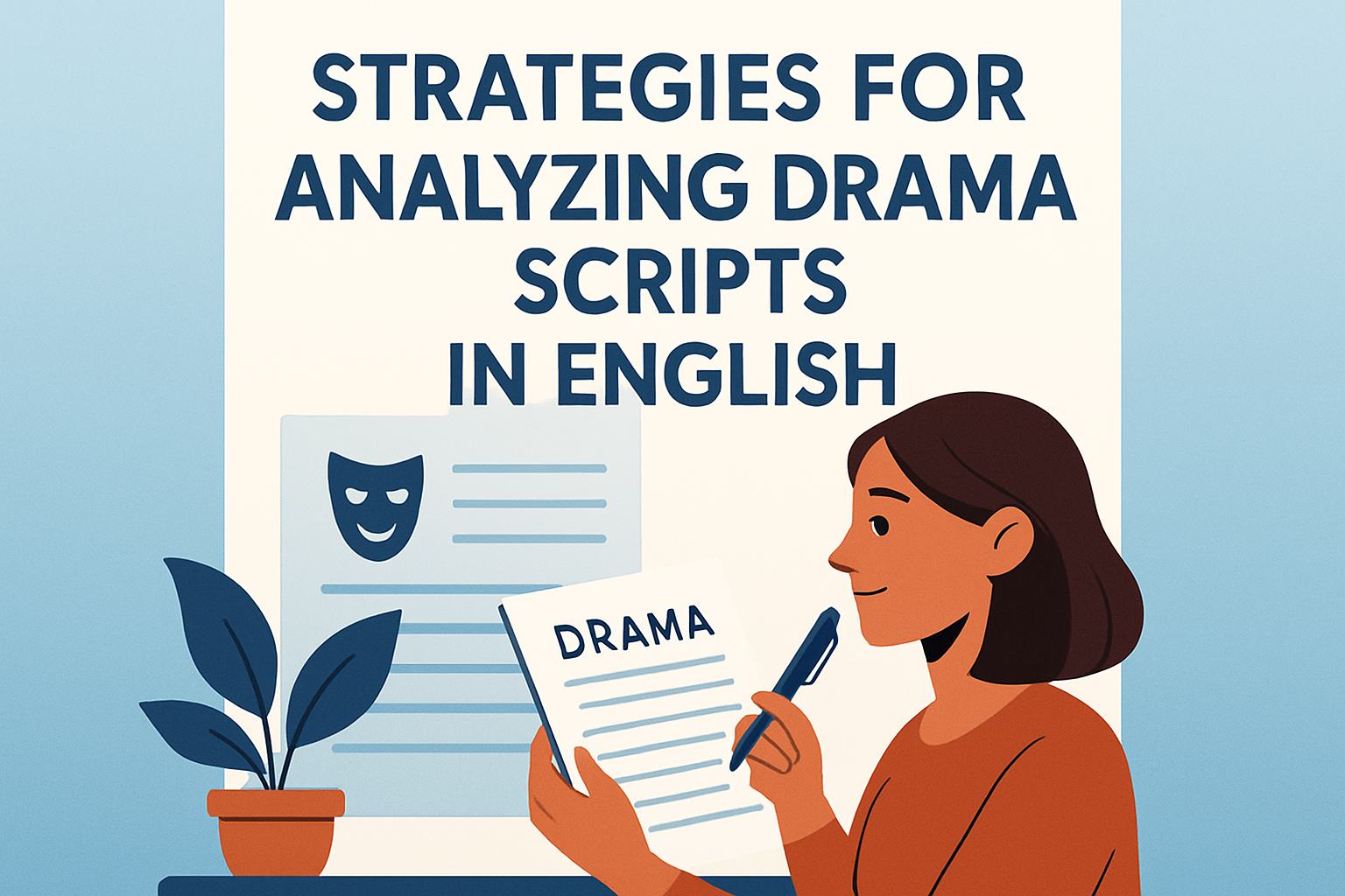 Strategies for Analyzing Drama Scripts in English – 5 Minute English