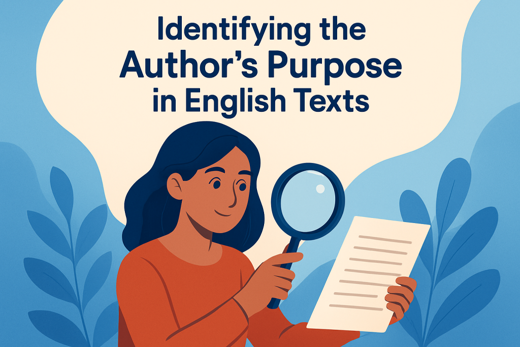 Master the Art of Reading: Identify the Author's Purpose in English Texts