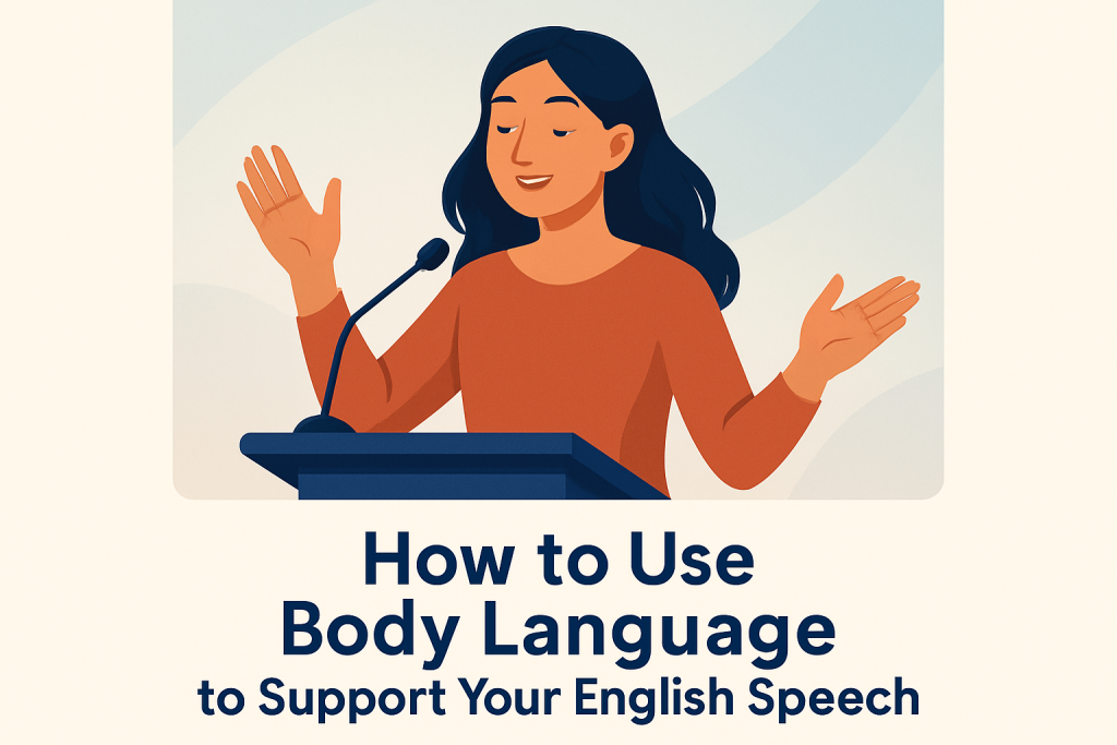 How to Use Body Language to Support Your English Speech