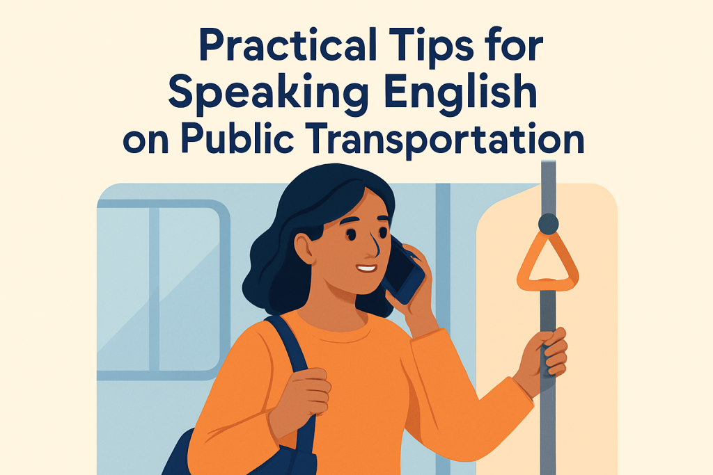 Practical Tips for Speaking English on Public Transportation