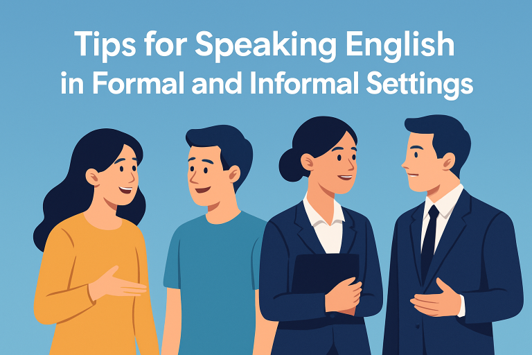 Tips for Speaking English in Formal and Informal Settings – 5 Minute ...