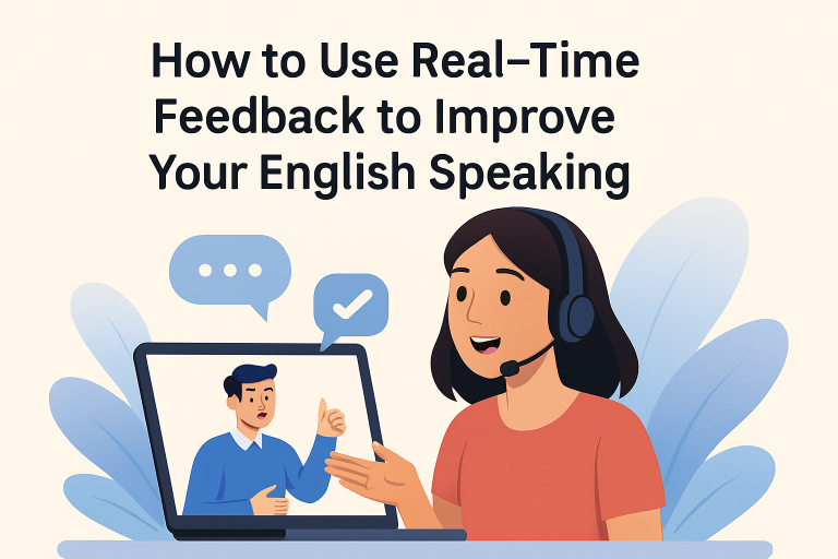 How to Use Real-Time Feedback to Improve Your English Speaking