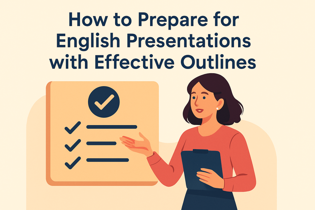 How to Prepare for English Presentations with Effective Outlines – 5 ...