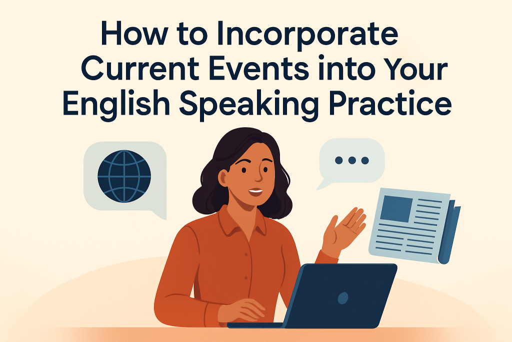 How to Incorporate Current Events into Your English Speaking Practice ...