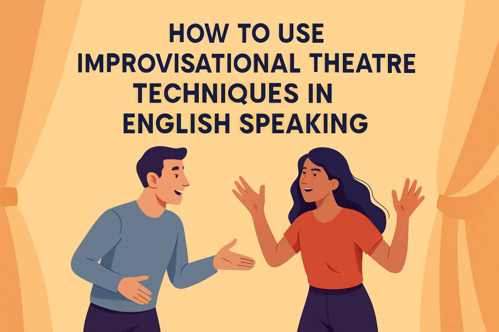 How to Use Improvisational Theatre Techniques in English Speaking