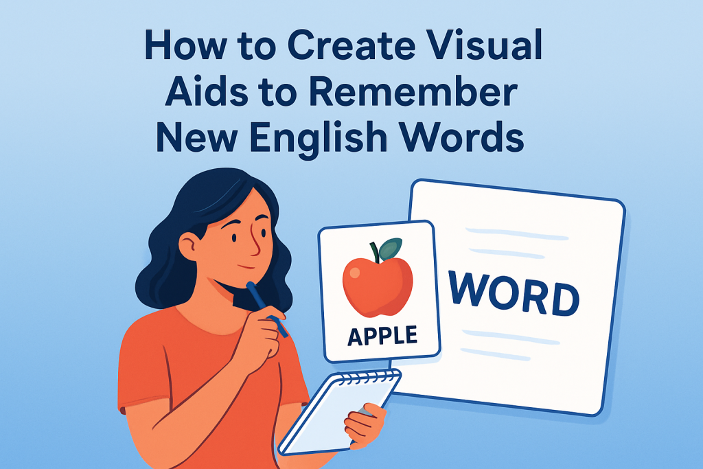 How to Create Visual Aids to Remember New English Words