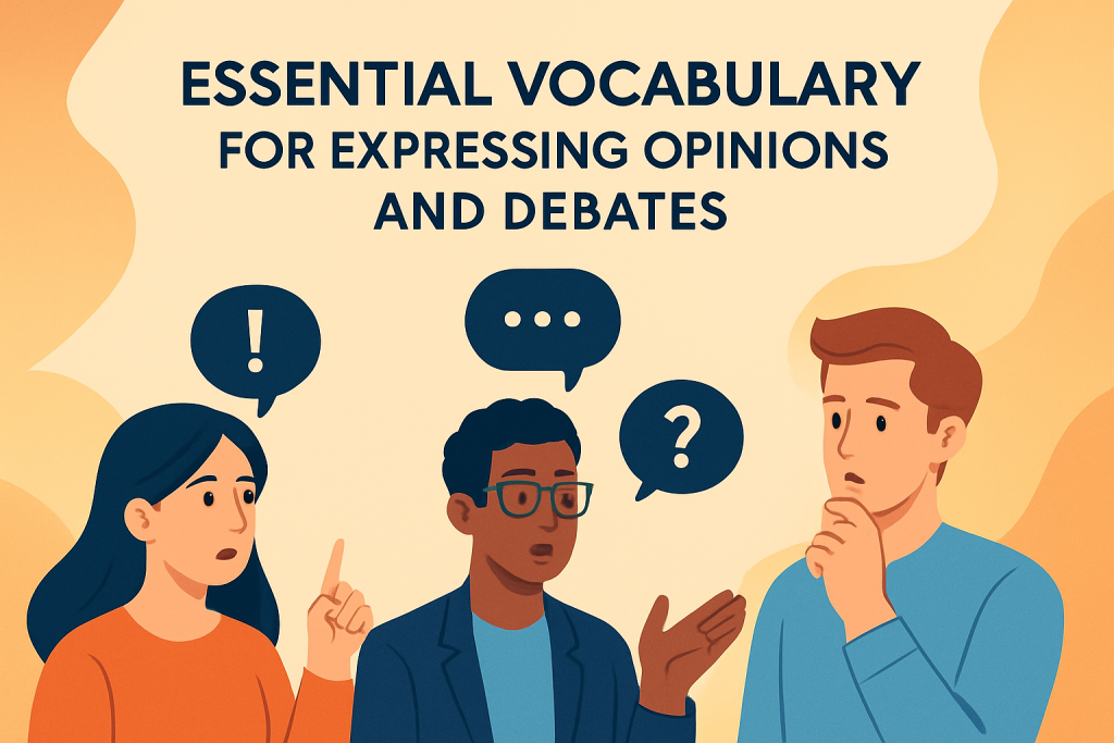 Essential Vocabulary for Expressing Opinions and Debates – 5 Minute English