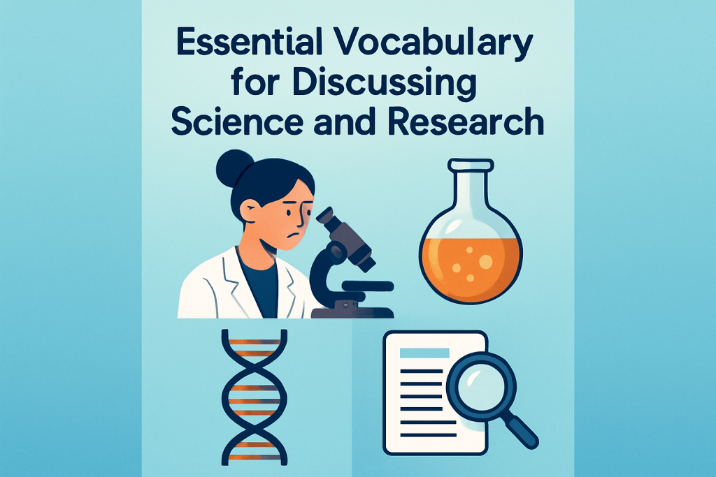 Essential Vocabulary for Discussing Science and Research – 5 Minute English