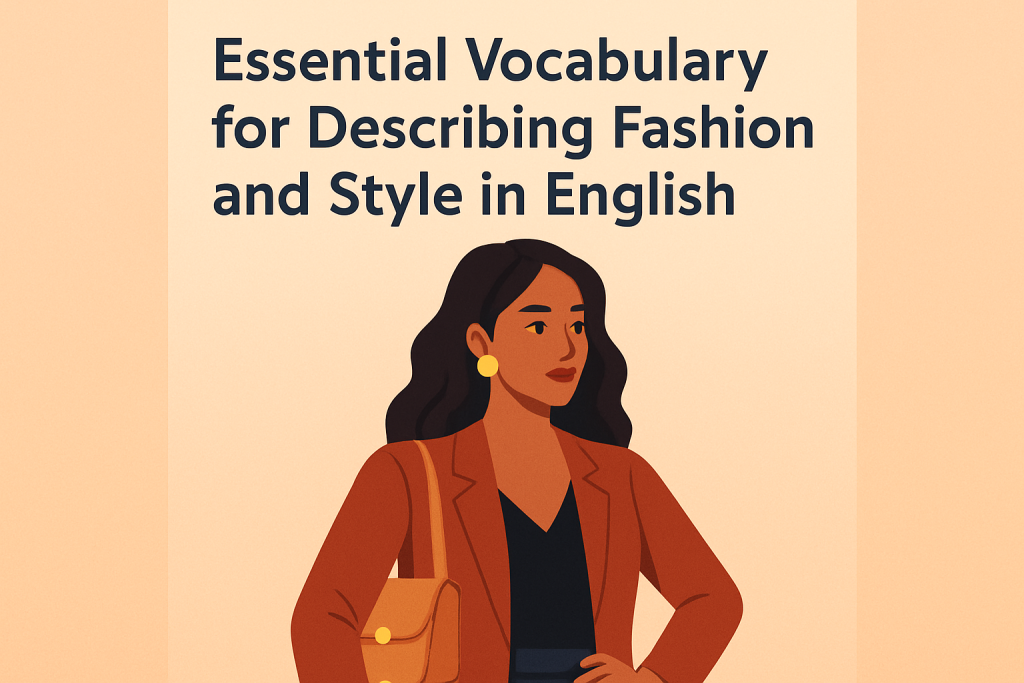 Essential Vocabulary for Describing Fashion and Style in English