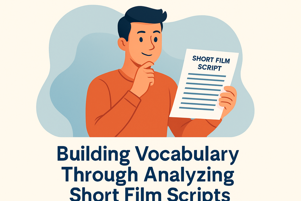 Building Vocabulary Through Analyzing Short Film Scripts – 5 Minute English