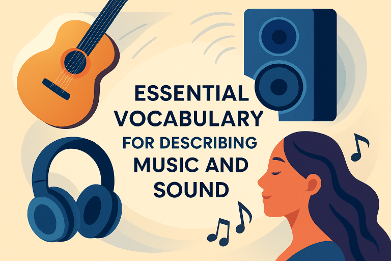 Essential Vocabulary for Describing Music and Sound