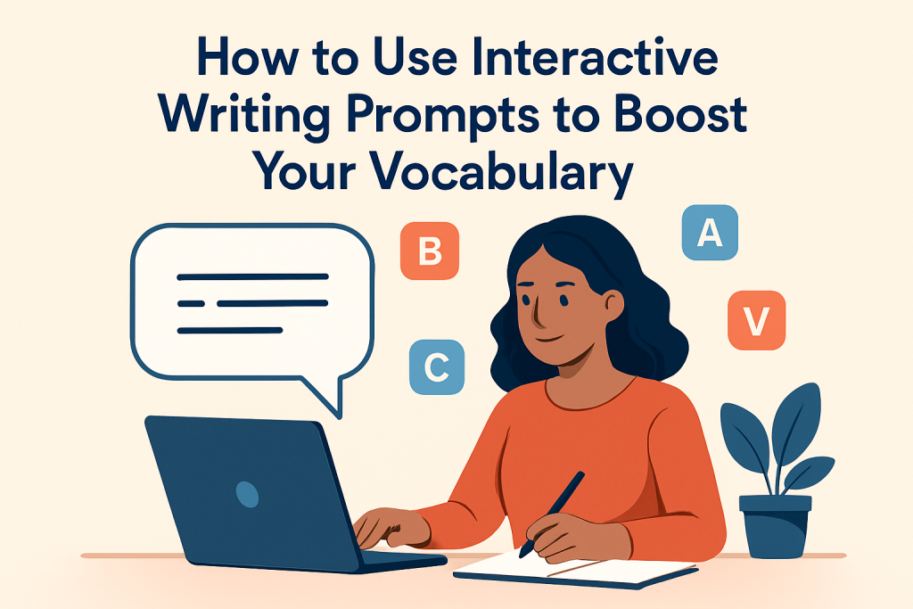 How to Use Interactive Writing Prompts to Boost Your Vocabulary