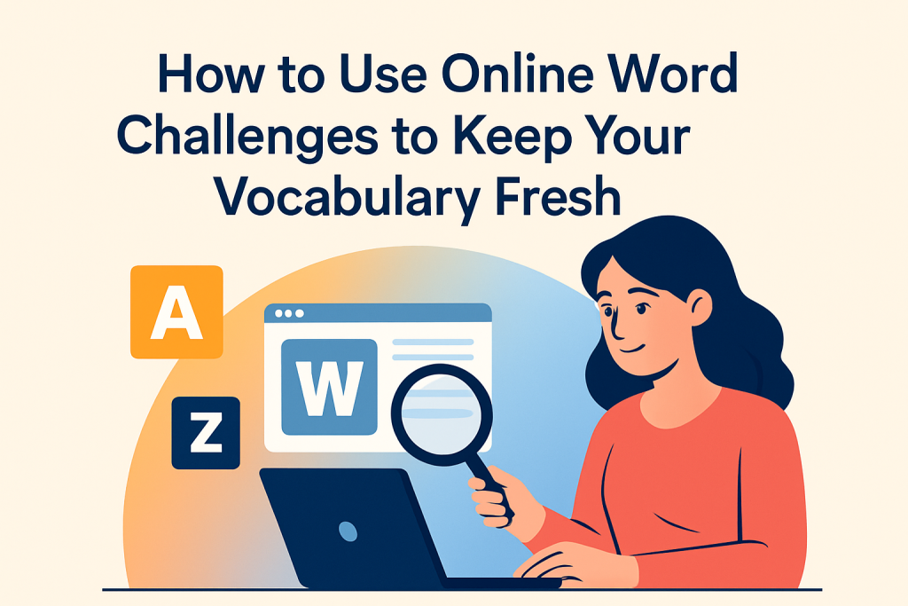 How to Use Online Word Challenges to Keep Your Vocabulary Fresh
