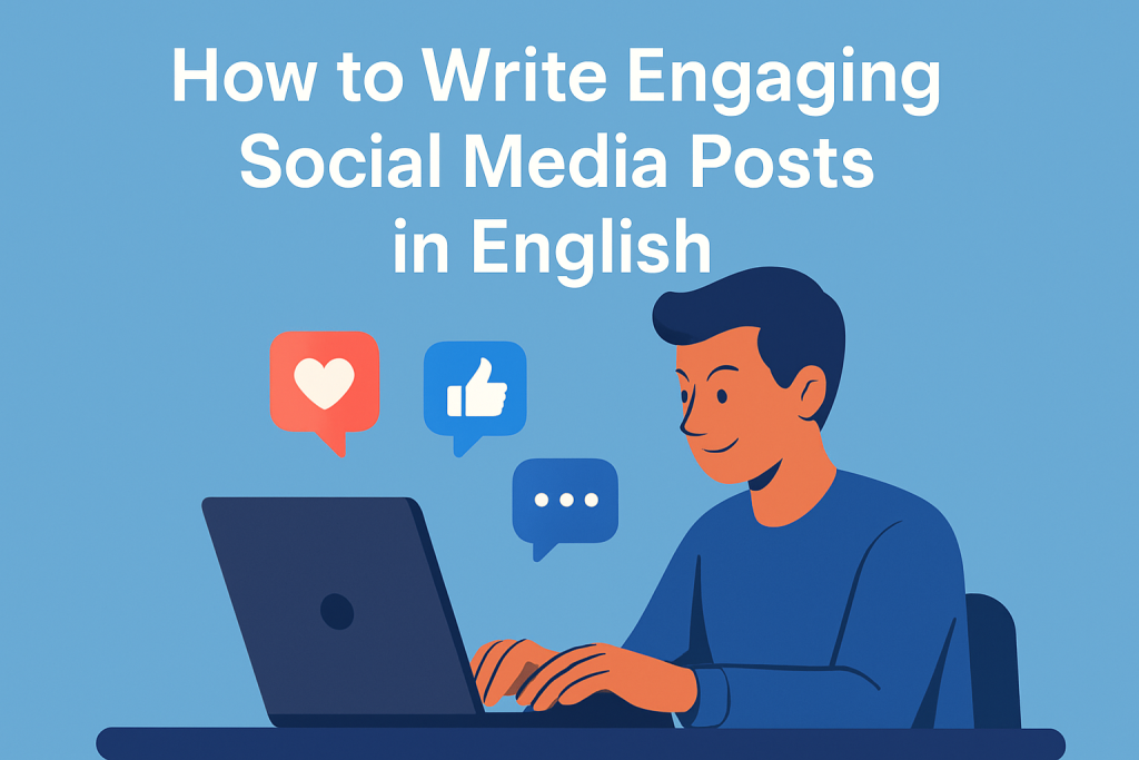 How to Write Engaging Social Media Posts in English