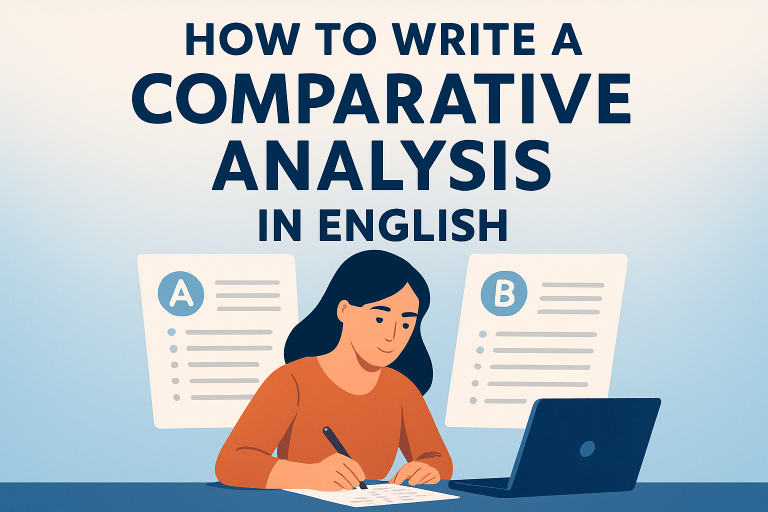 How to Write a Comparative Analysis in English