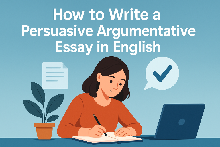 How to Write a Persuasive Argumentative Essay in English