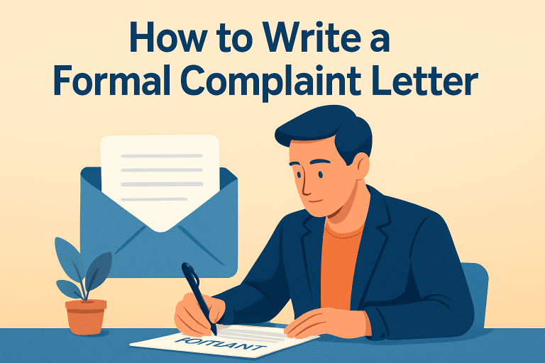 How to Write a Formal Complaint Letter in English – 5 Minute English