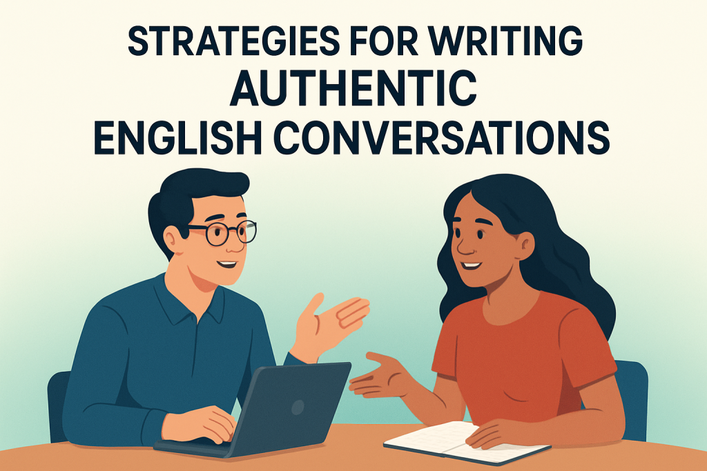 Strategies for Writing Authentic English Conversations