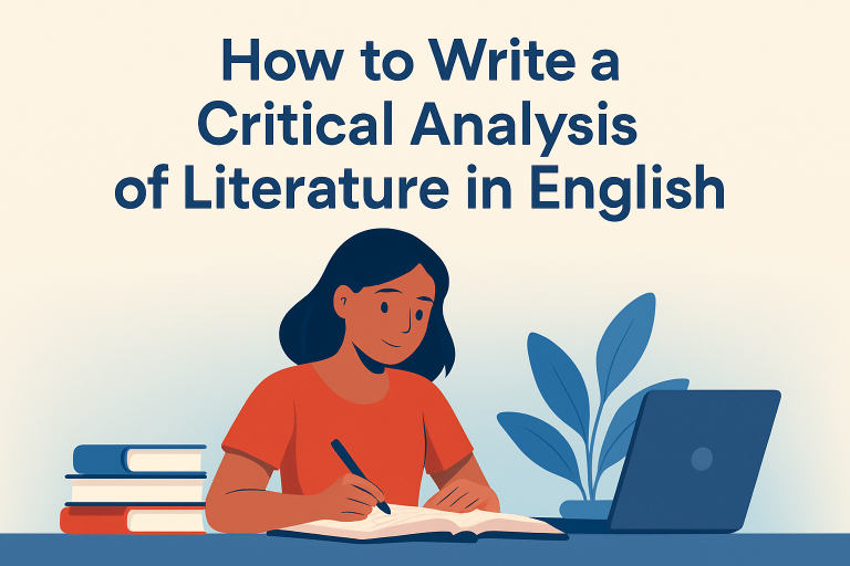 How to Write a Critical Analysis of Literature in English